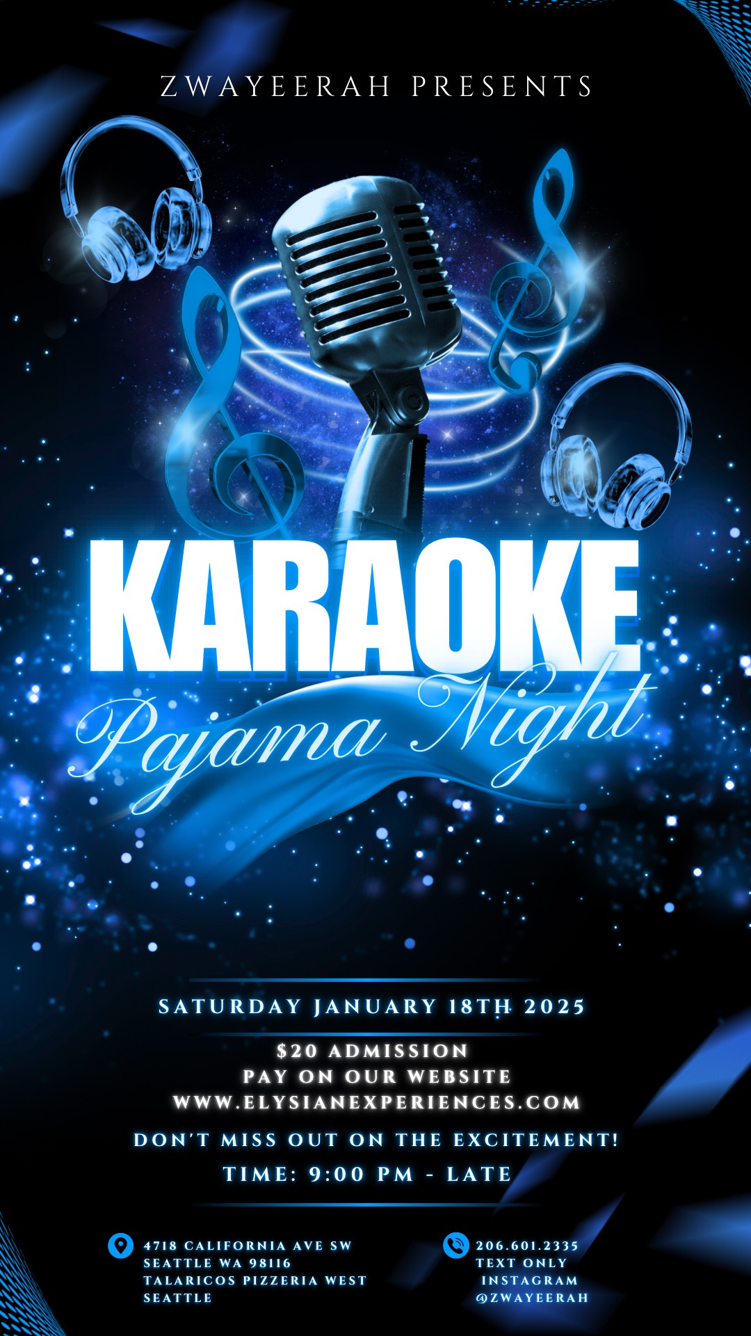 Karaoke Pajama Night in Seattle - Jan 18, 2025 | Ticket Spot